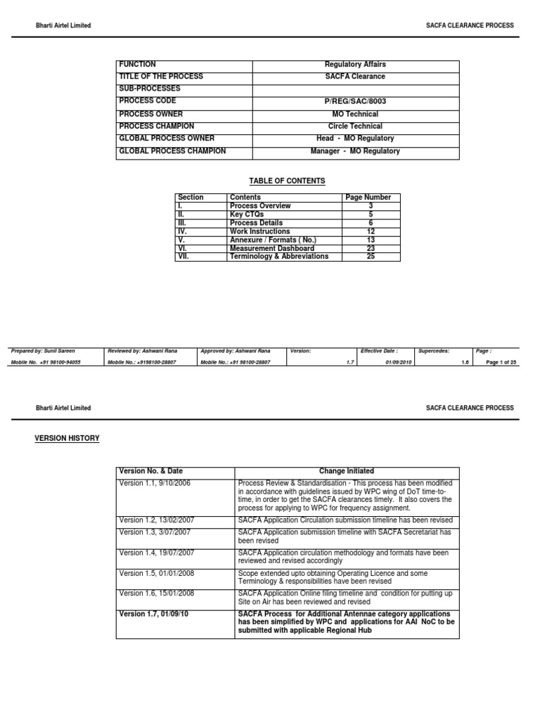 SACFA Process | PDF | Application Software | Websites