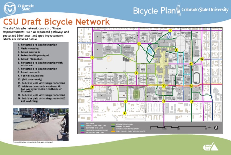 CSU Draft Bicycle Network Plan | PDF