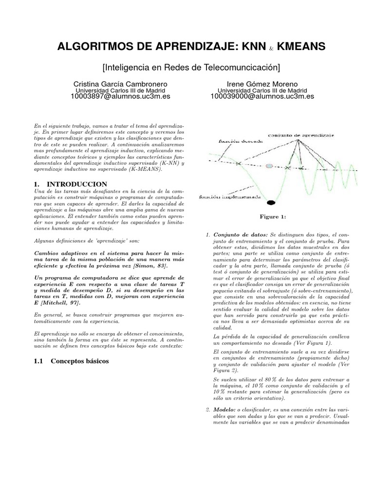Algoritmo KNN | PDF