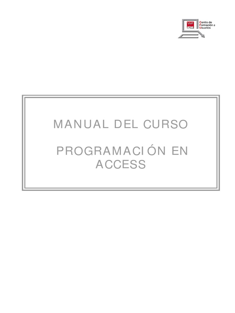 Programacion Access | PDF | Básico | Macro (informática)