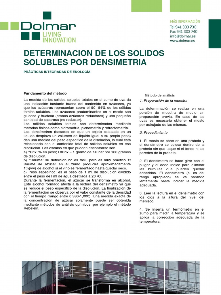 Solidos Solubles | PDF