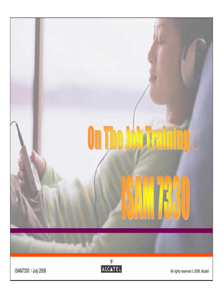 Ojt Isam 7330 | PDF | Digital Subscriber Line | Asynchronous Transfer Mode