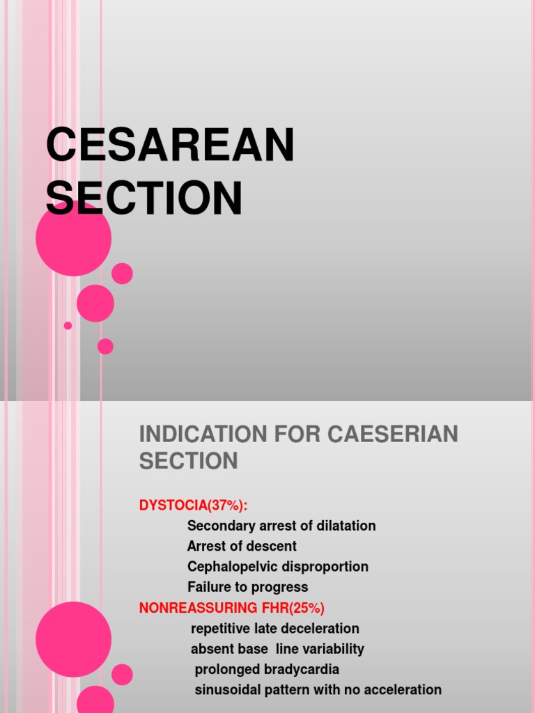 Cesarean Section | PDF | Caesarean Section | Childbirth