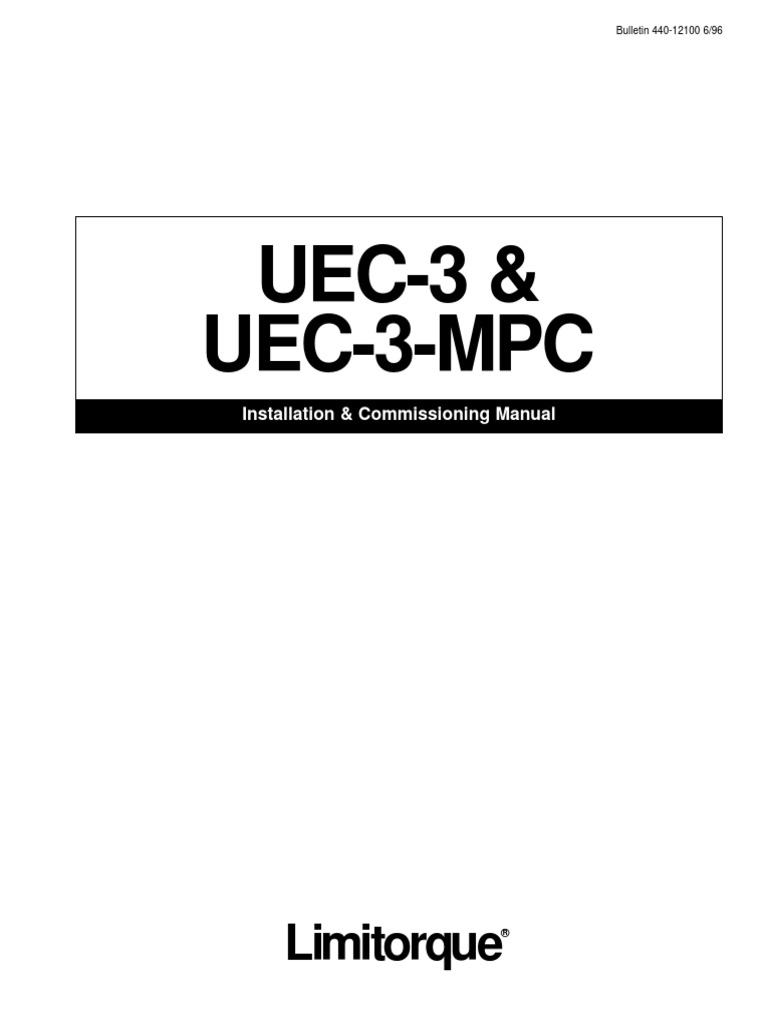 Uec 3 & Uec3 MPC Manual440-12100 | PDF | Electrical Connector | Printed ...