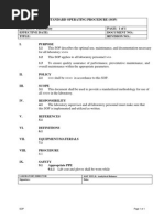 SOP For Operation of The Lux Meter and Monitoring The Lux Level | PDF ...