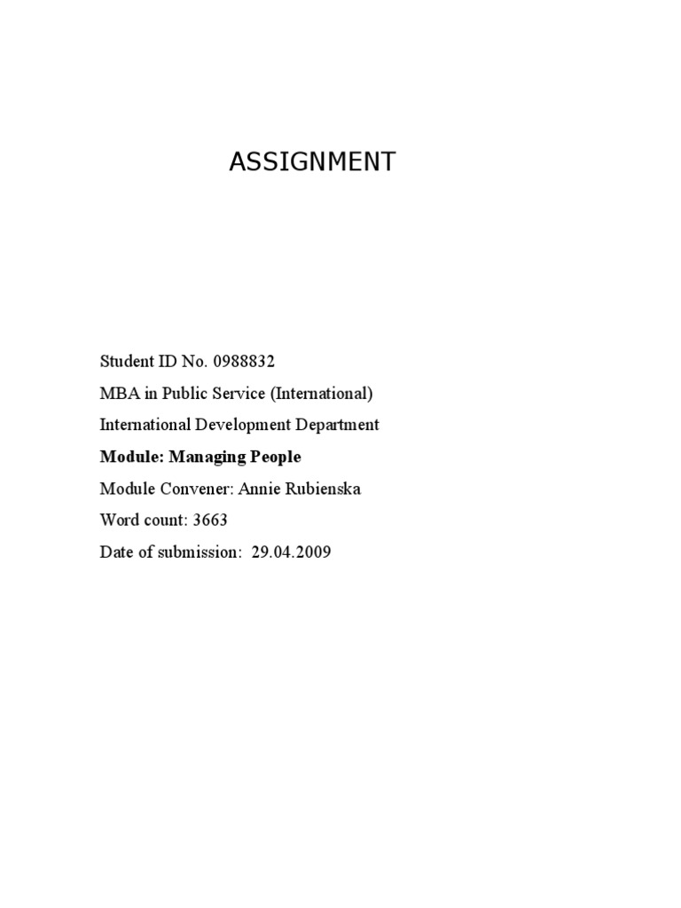 HRD Assignment | PDF | Nature | Business