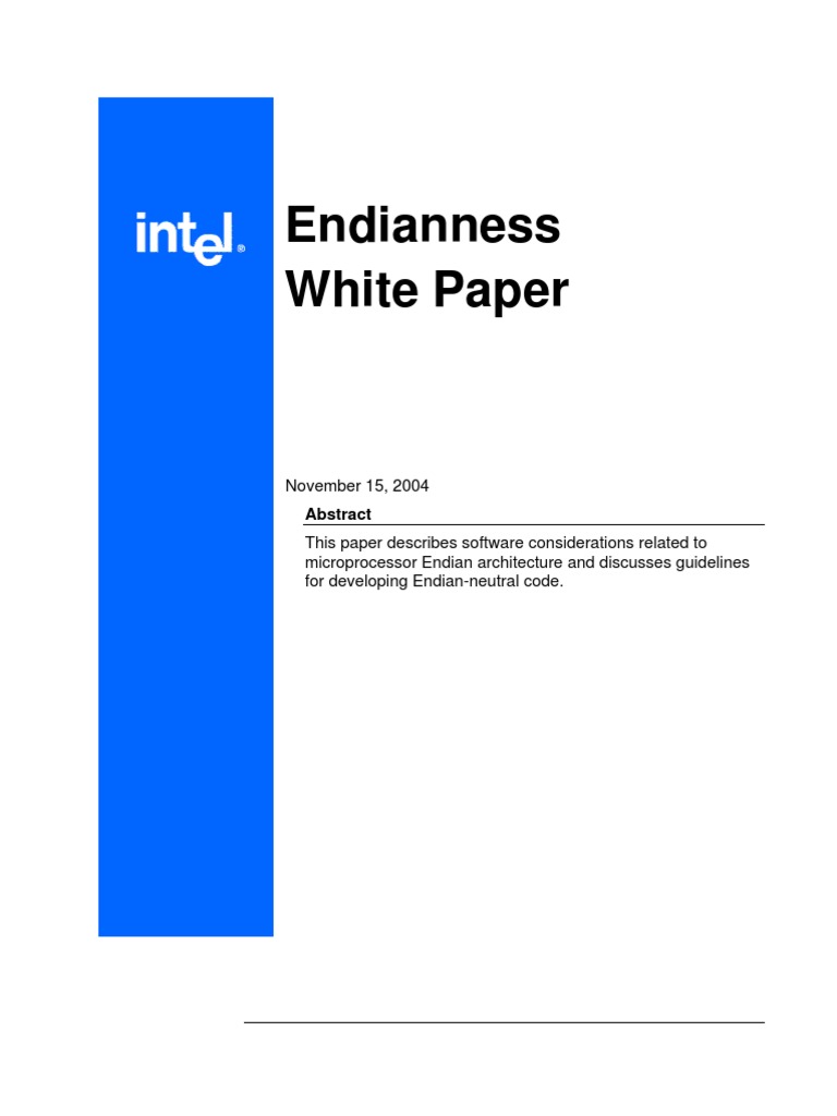 Endianess | PDF | Technology & Engineering