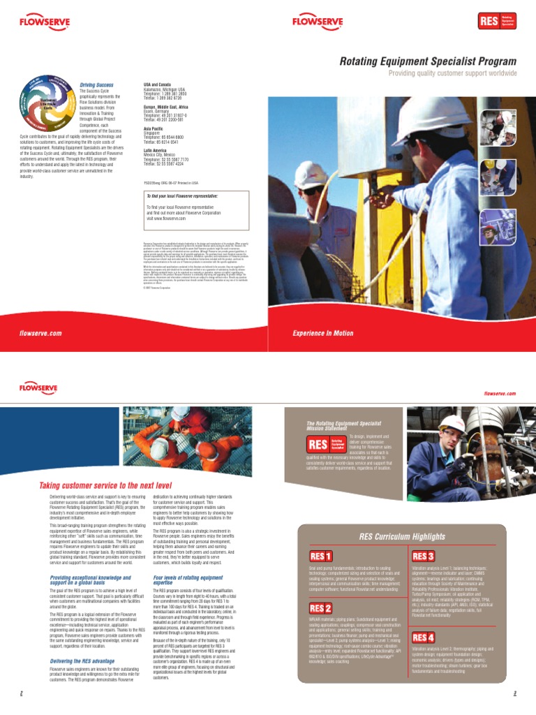 Rotating Equipment Specialist Program: Providing Quality Customer ...