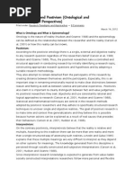 Comparing and Contrasting The Interpretive and Social Constructivist ...