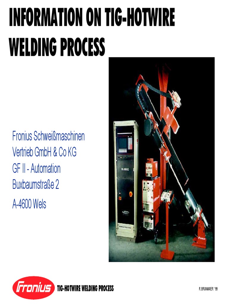 TIG-Hotwire Welding Insights | PDF | Transition Metals | Welding