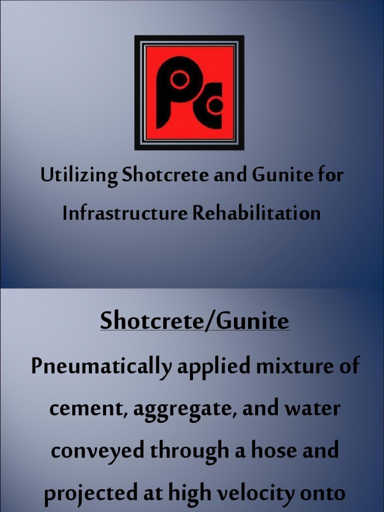 Shotcrete and Guniting | Infrastructure | Concrete