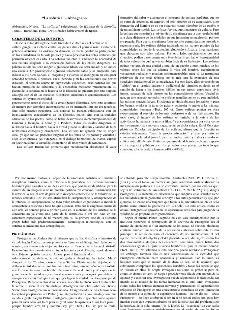 La Sofística: Influencia y Relativismo | PDF | Relativismo | Platón