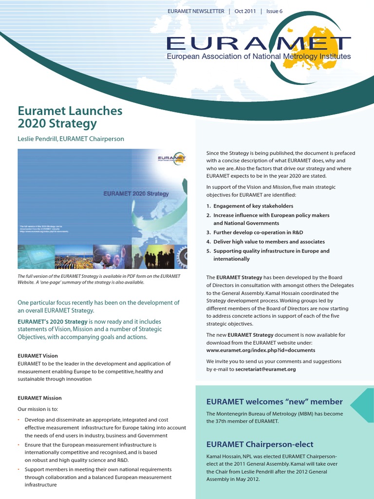 Euramet Launches 2020 Strategy: European Association of National ...