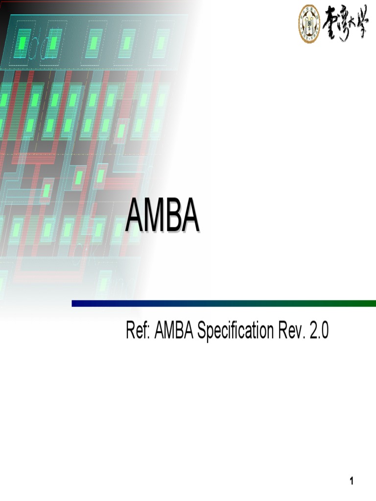 Ref: AMBA Specification Rev. 2.0 | PDF | Digital Technology | Computer ...
