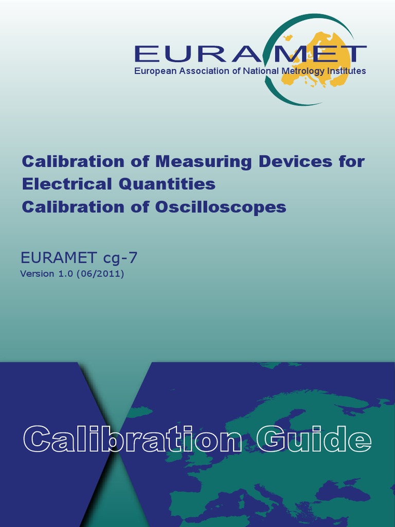 EURAMET Cg-7 V 1.0 Calibration of Oscilloscopes 01 | PDF | Amplitude ...