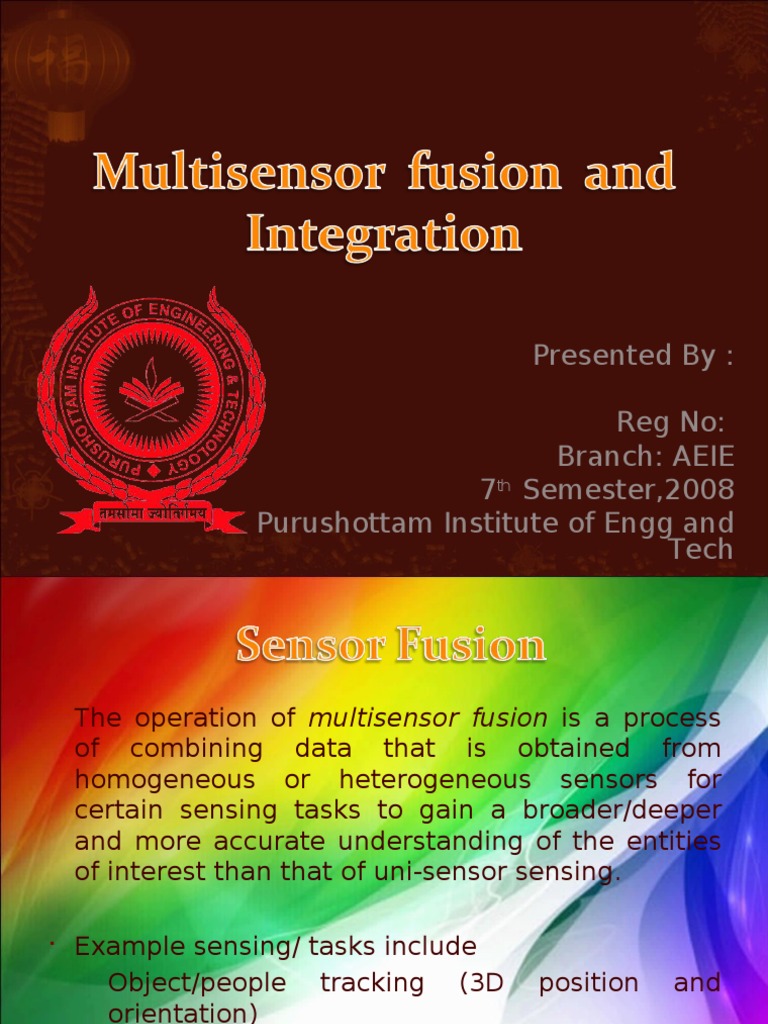 Multisensors Fusion and Integration | PDF | Sensor | Radar