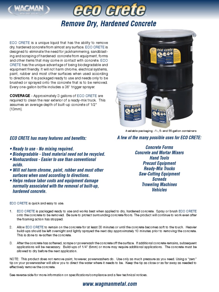 Eco_crete Concrete Cleaner. | Paint | Concrete