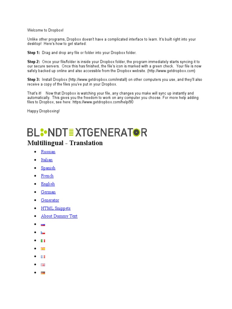 Multilingual - Translation: Russian Italian Spanish French English German Generator HTML ...