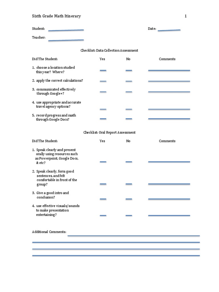 Assessments | PDF