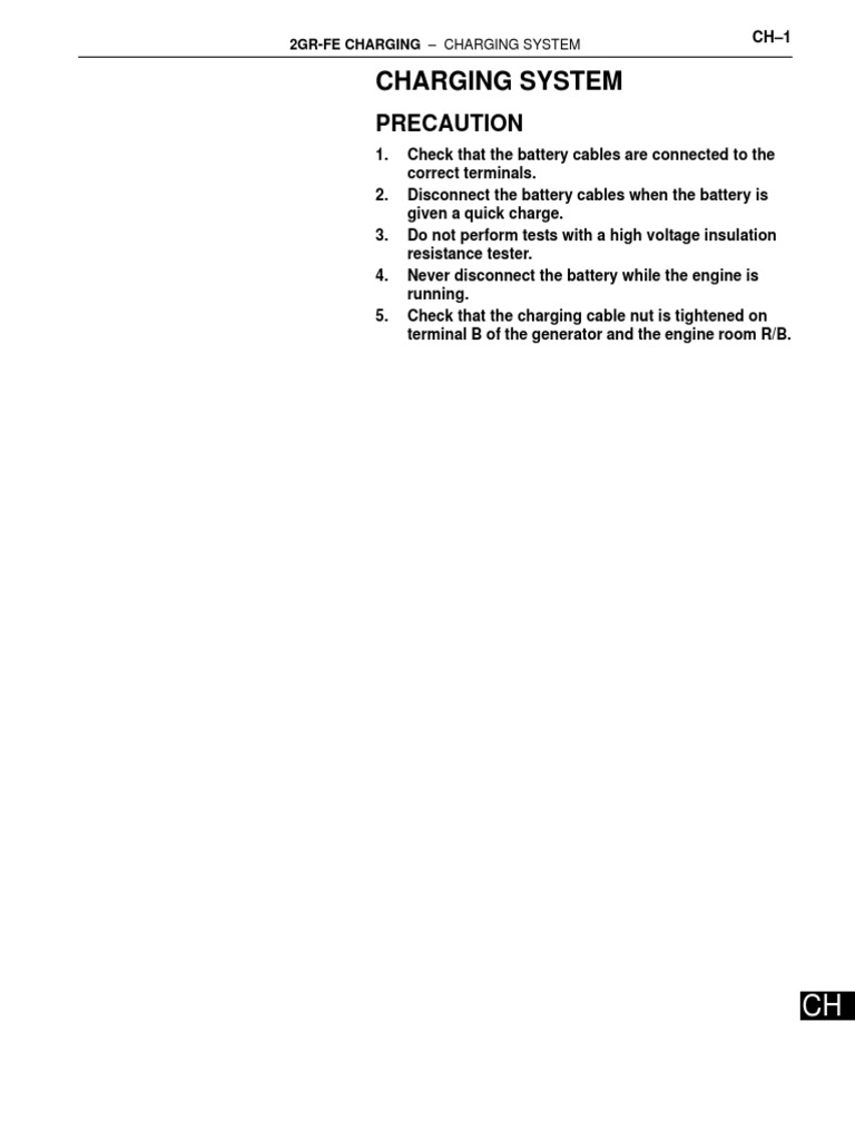 2GR-FE Serpentine Belt Overview | PDF