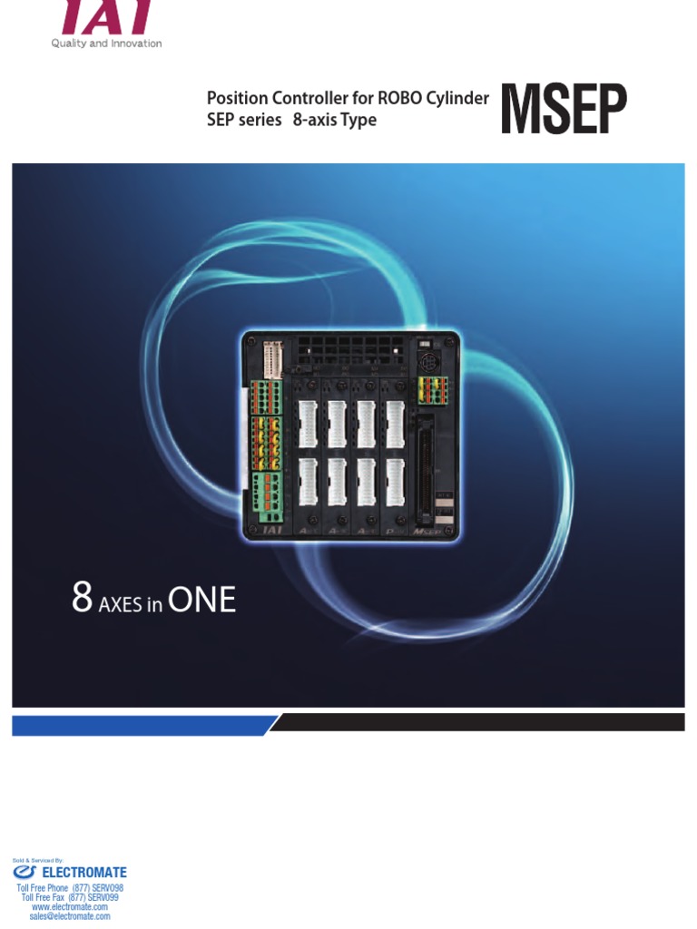 IAI MSEP Controller Specsheet | PDF | Programmable Logic Controller ...
