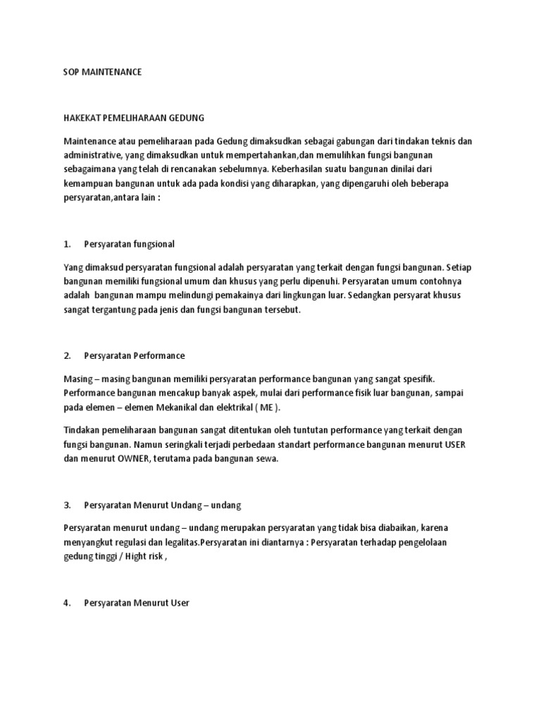 SOP MAINTENANCE.docx