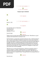 Full Block Letter Format Guide | PDF | Written Communication | Writing