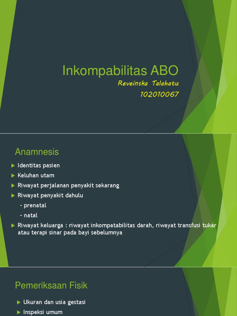 Inkompabilitas ABO | PDF