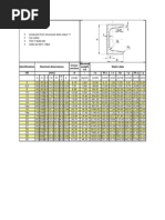 DIN 1024 T-Section Specifications | PDF | Mechanical Engineering
