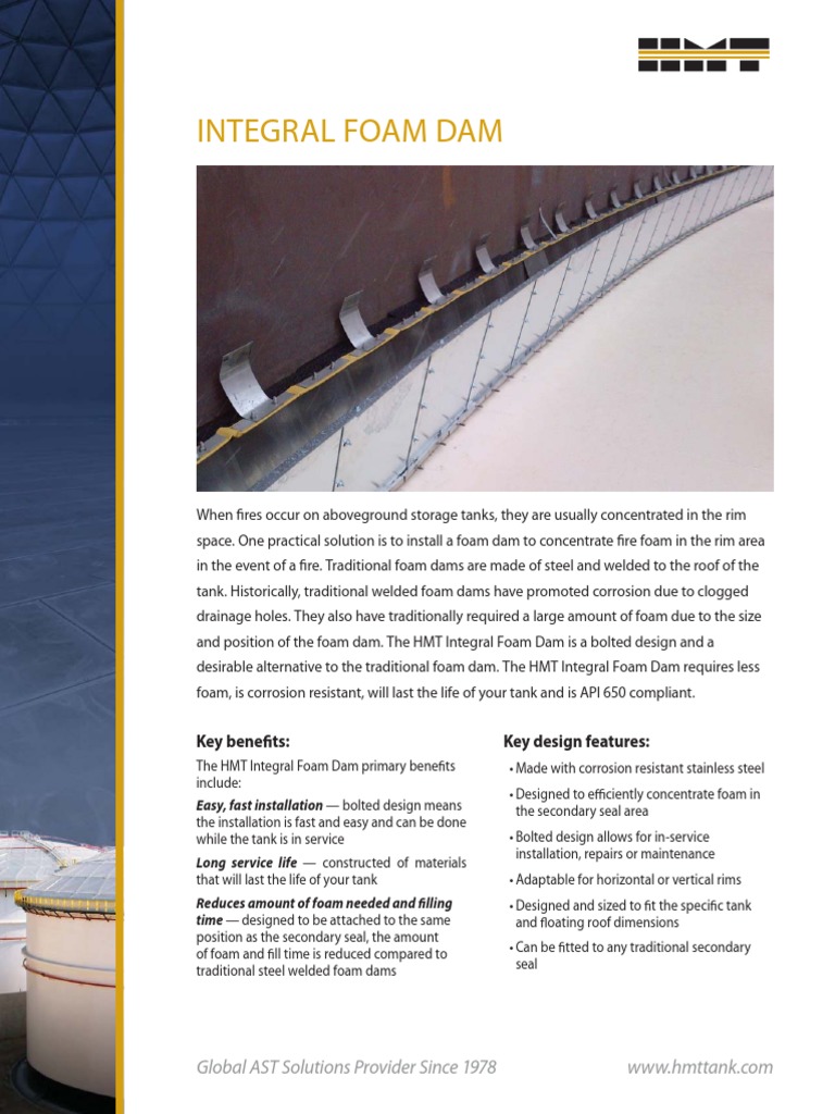Foam Dam Brochure REV 0 1210 | PDF | Foam | Dam