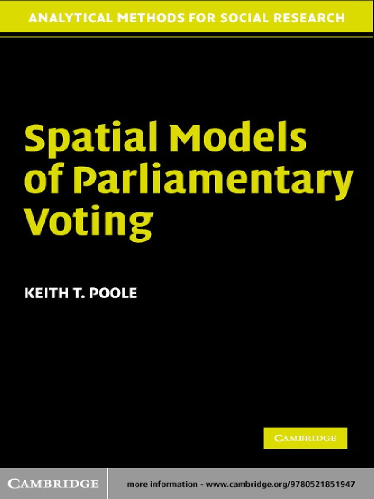 Spatial Models of Parliamentary Voting | Teaching Mathematics