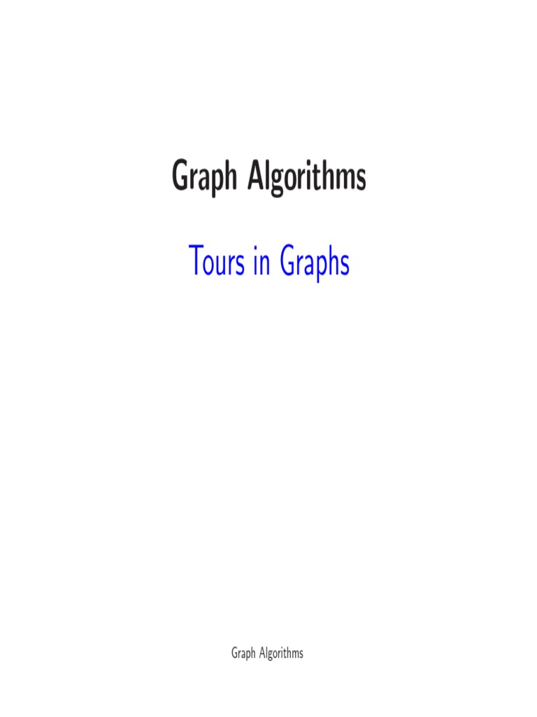 Tours in Graph | PDF | Vertex (Graph Theory) | Mathematical Relations