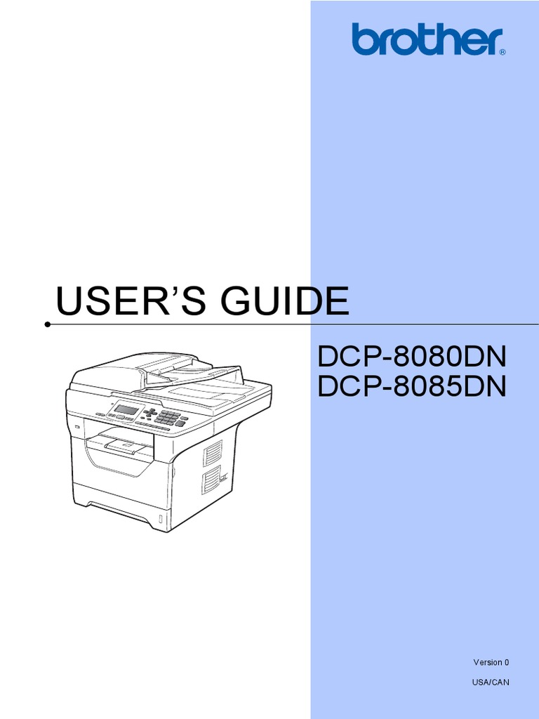 Um DCP 8080DN 8085DN en 1725 | PDF | Portable Document Format | Image ...