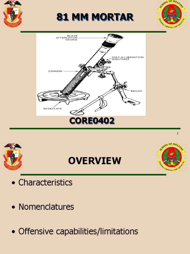 81mm Mortar | PDF | Artillery | Mortar (Weapon)