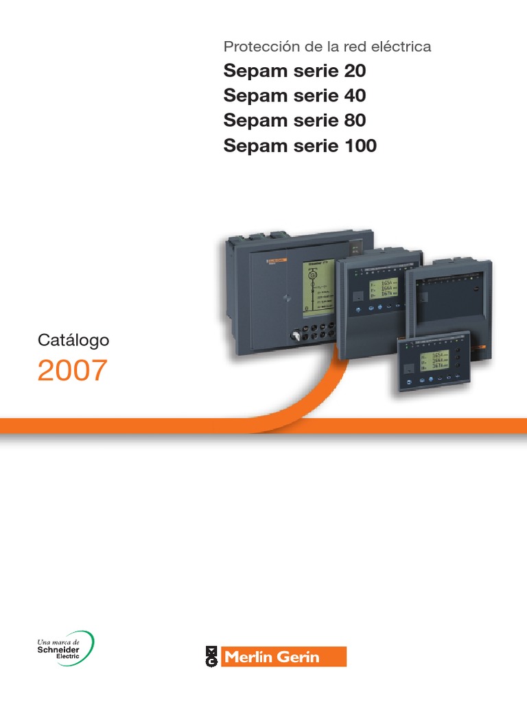 Relé Sepam Serie 20 | PDF | Transformador | Relé