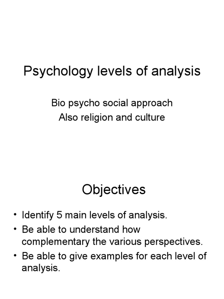 4th-lecture-psychology-levels-of-analysis