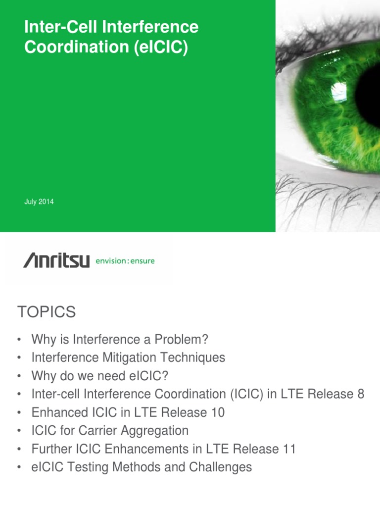 Enhanced Inter-Cell Interference Coordination | PDF | Cellular Network | Telecommunications