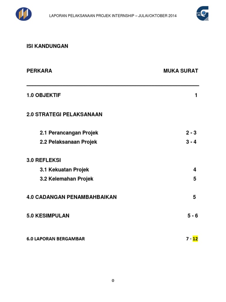 Format Laporan Projek – Beinyu.com