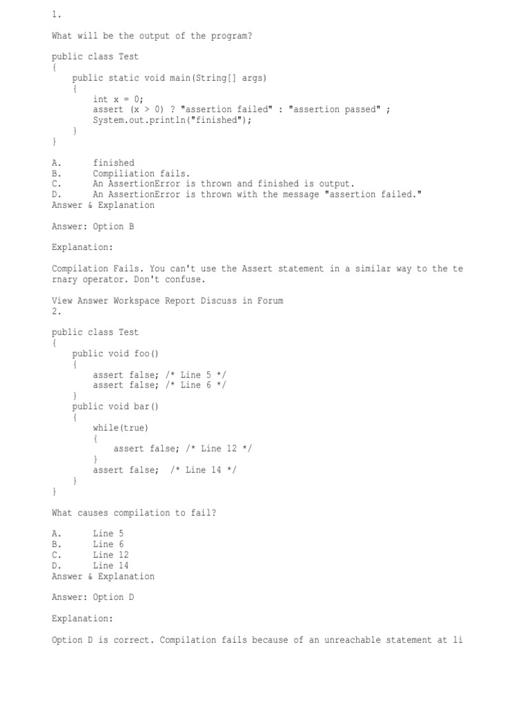 Assertion | PDF | Parameter (Computer Programming) | C (Programming Language)