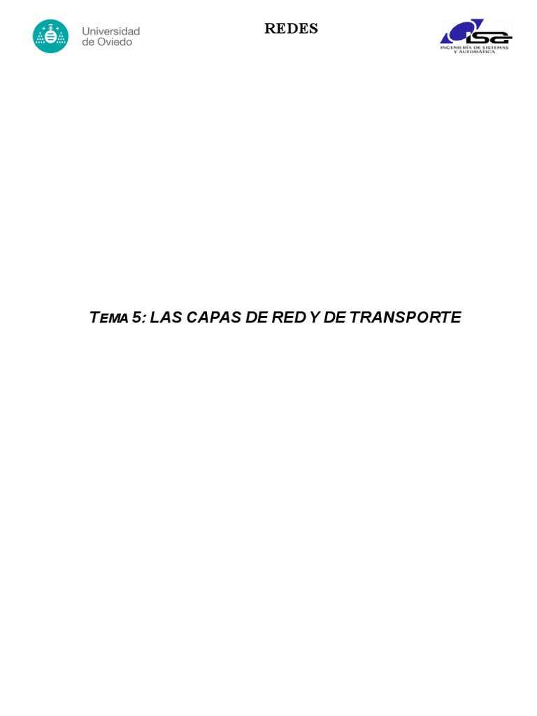 Capas de Red | PDF | Enrutamiento | Cambio de paquetes