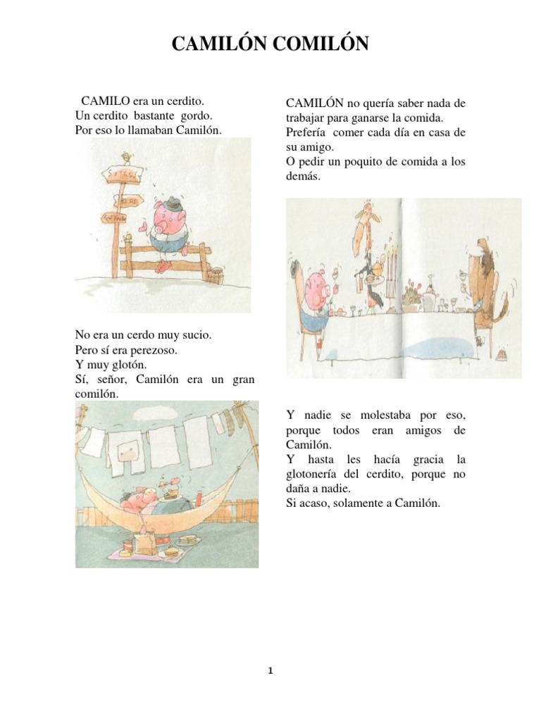 Camilón Comilón | PDF | Comida y bebida | Alimentos