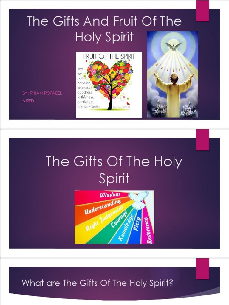 The 7 Gifts of The Holy Spirit | PDF | Jesus | Patience