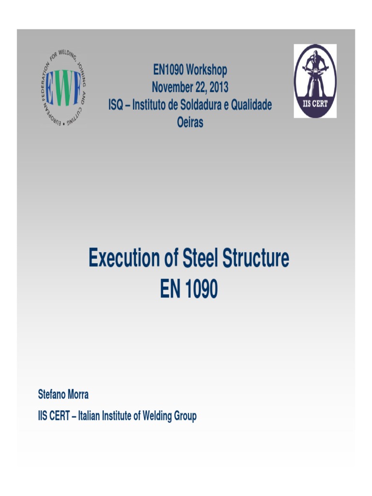 Overview of EN 1090 Steel Standards | PDF | Screw | Welding