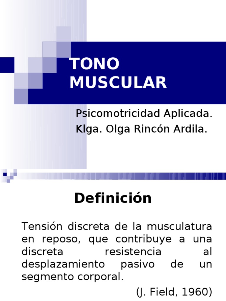 TONO MUSCULAR