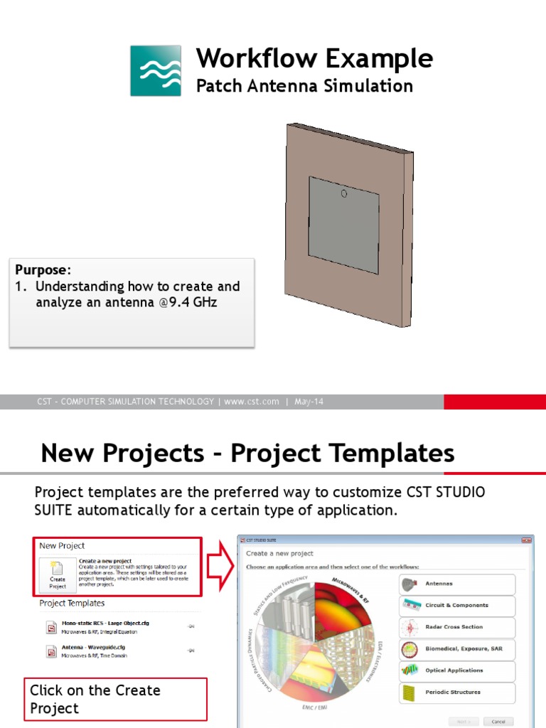 Tutorial On CST | PDF | Waveguide | Antenna (Radio)