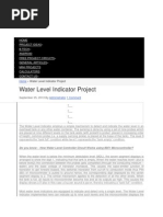 Water Level Indicator Project (Abstract) | PDF