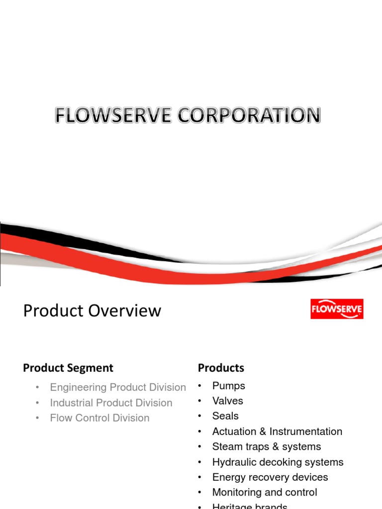 FlowServe Corporation | PDF | Valve | Market Share