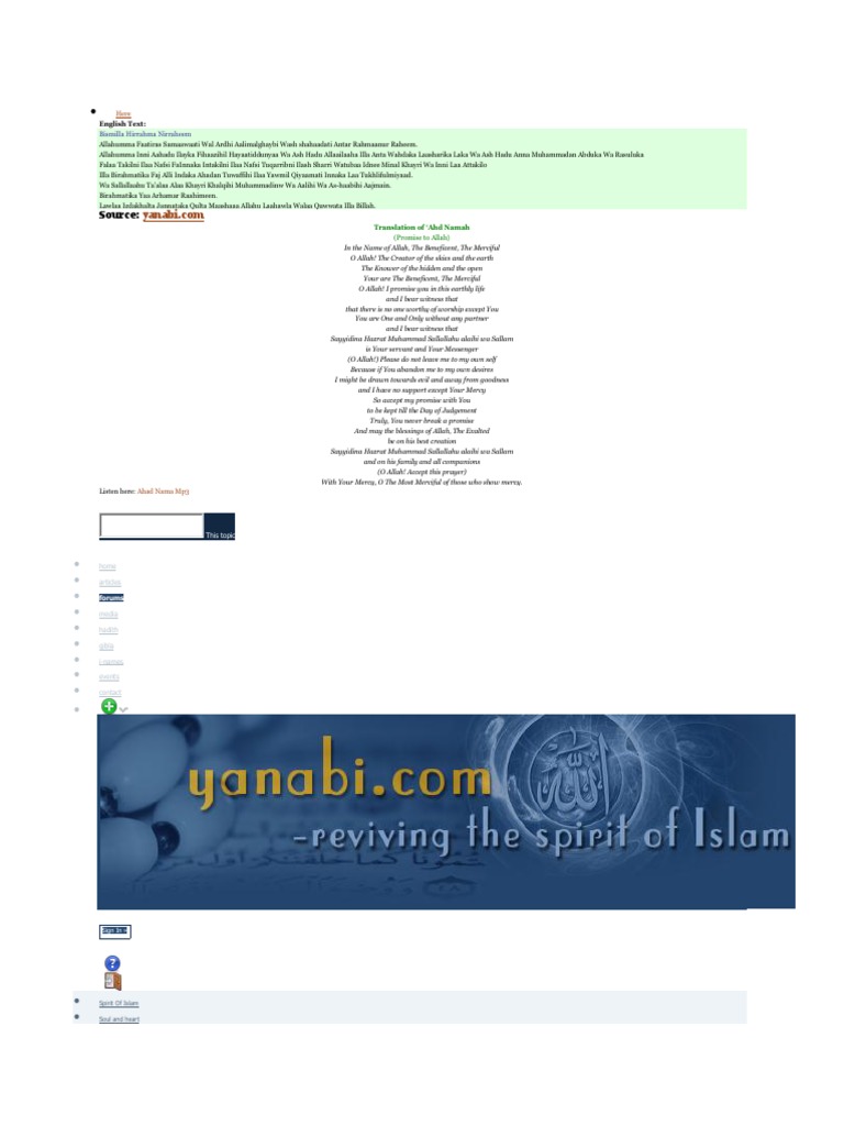 Ahad Nama | PDF | Sahabah | Prophets And Messengers In Islam