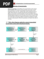 Block Diagram of Generalized Measurement System | PDF