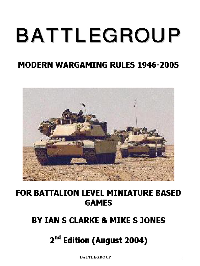 Battle Group | PDF | Hazards | Combat